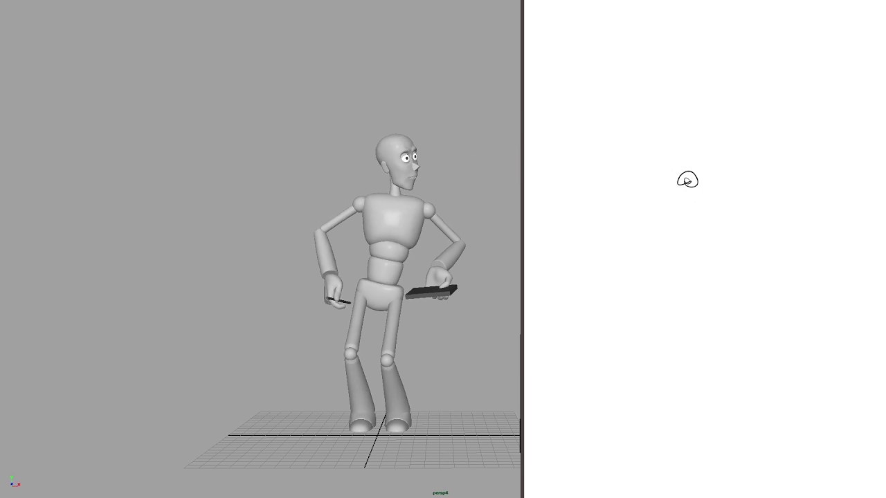 NORMAN 2d/3d animation test#1 - YouTube