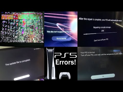 PlayStation 5 All Errors! (60fps)