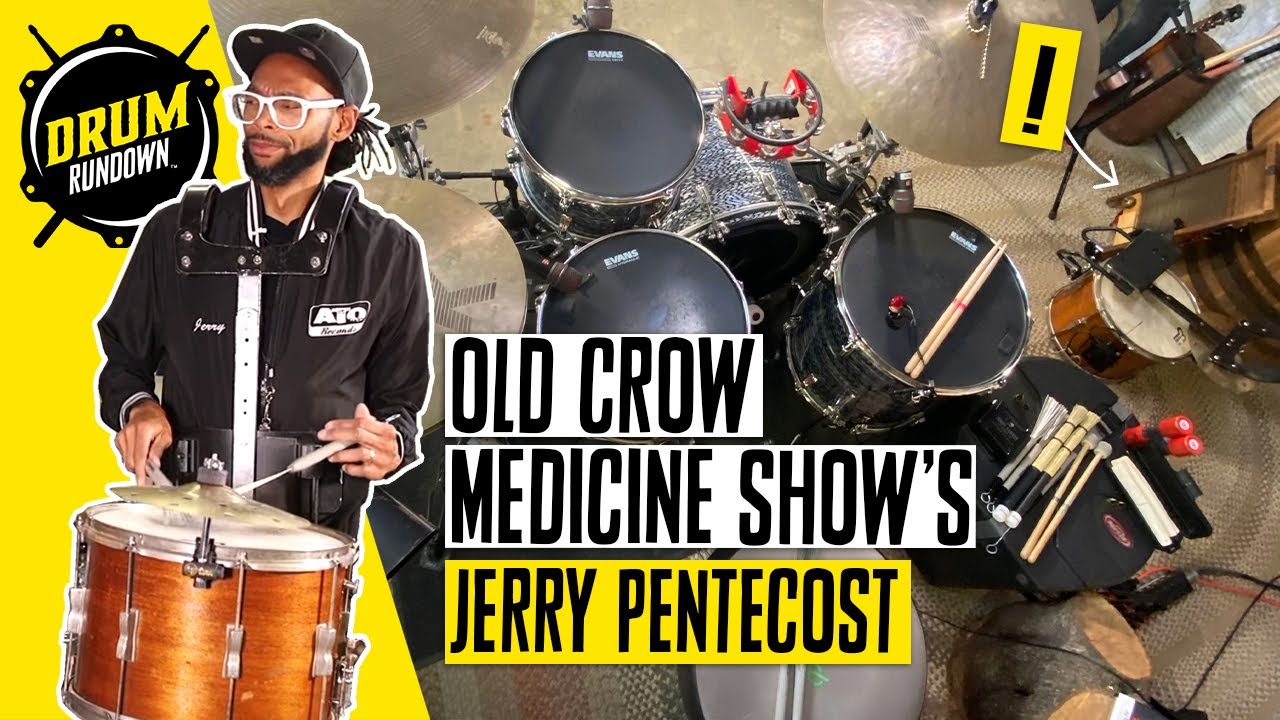 Old Crow Medicine Show's JERRY PENTECOST | DRUM RUNDOWN - YouTube
