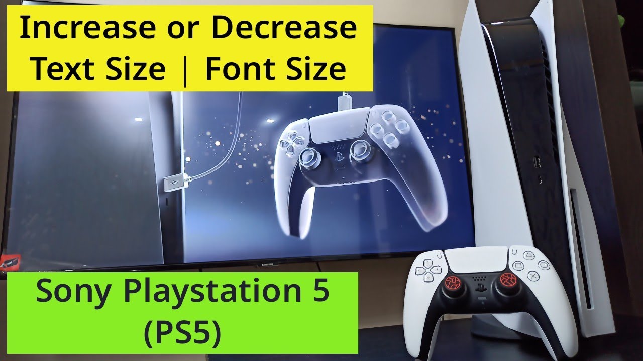 PS5 : How to adjust Text Size in Sony PlayStation 5 - YouTube