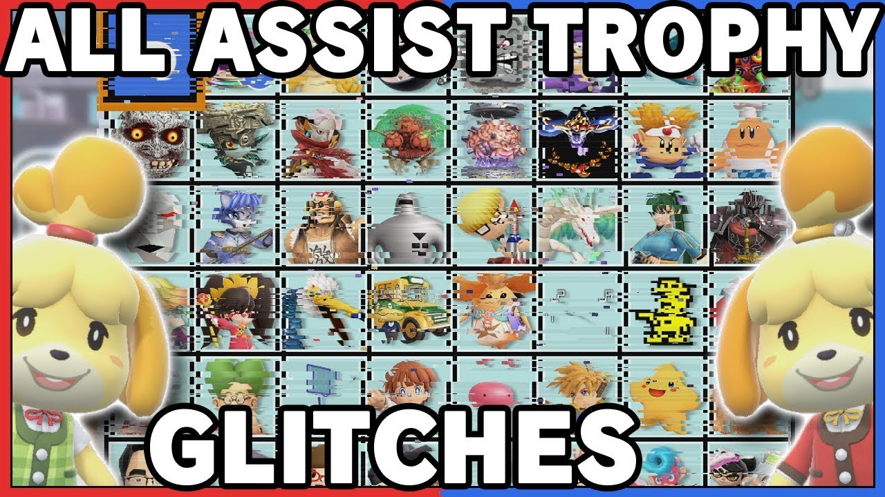 ALL INFINITE ASSIST TROPHY GLITCHES! Super Smash Bros Ultimate ...
