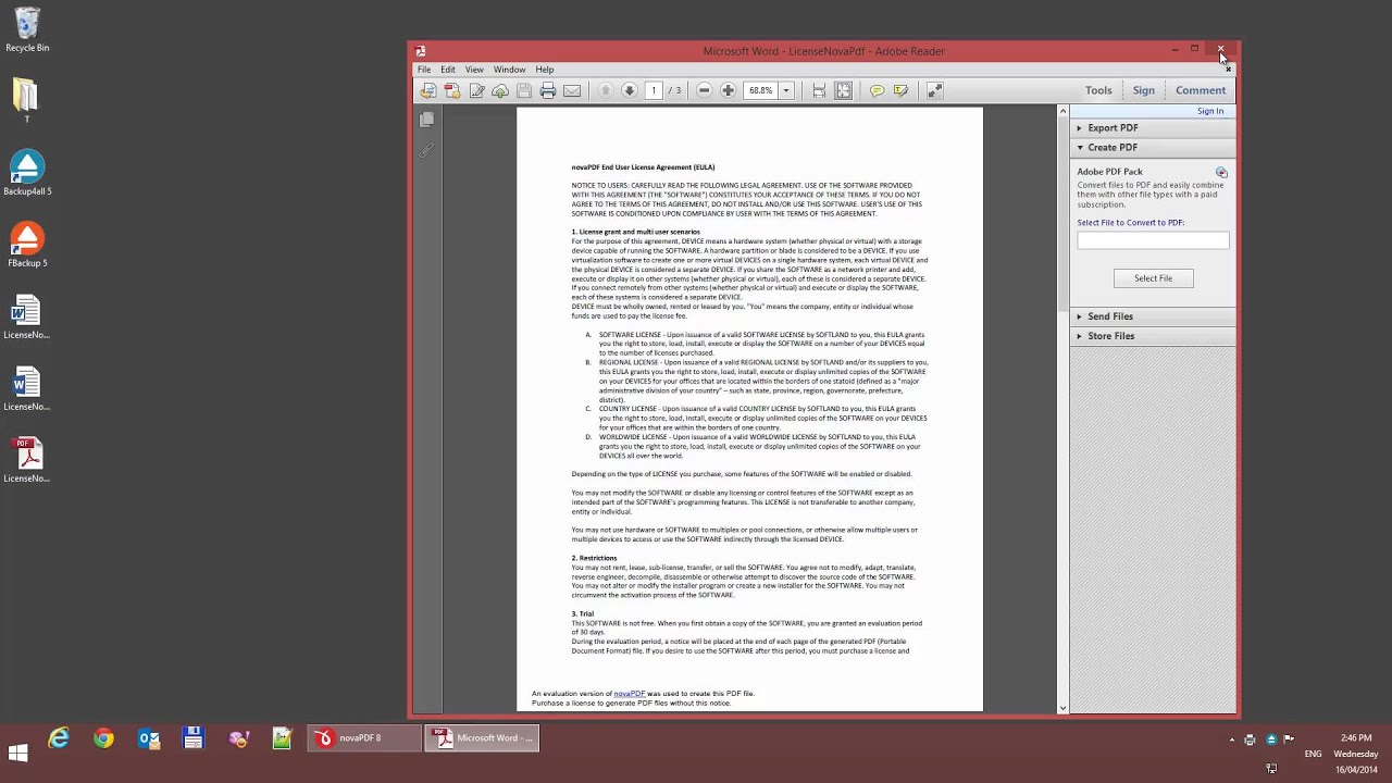 Convert to PDF with novaPDF 8 - YouTube