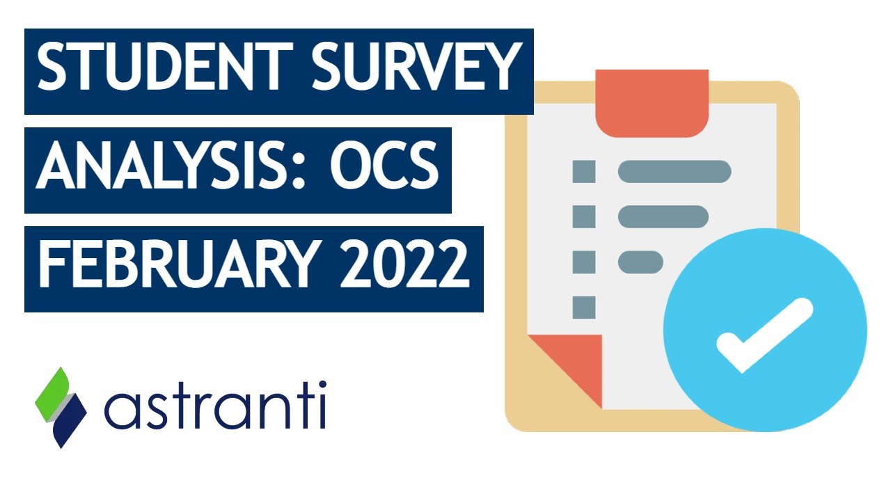 February 2022 OCS - Student Survey Analysis - YouTube