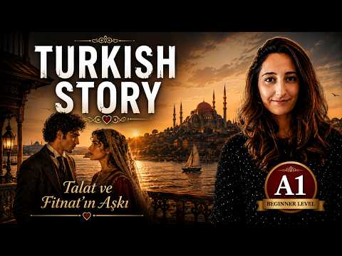 Turkish Love Story for Beginners (A1) | Reading & Listening Practice