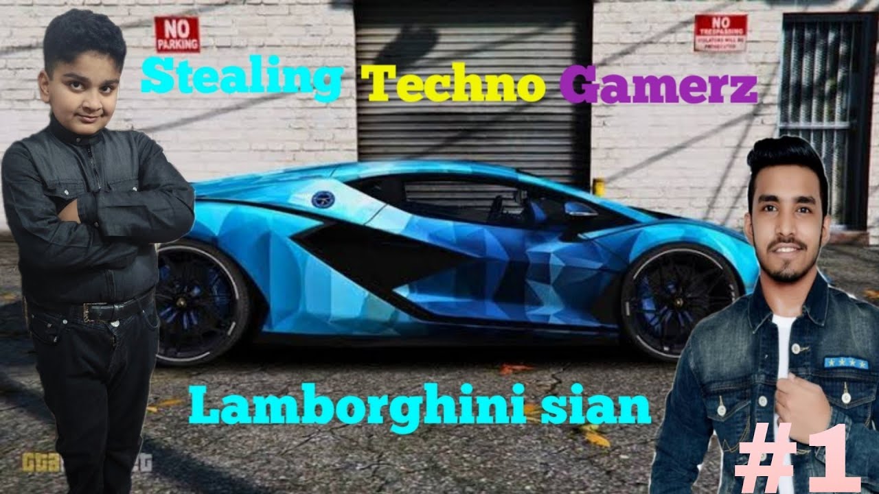 Stealing Techno Gamerz Lamborghini sian by S & A Gamerzzz in GTA 5 ...