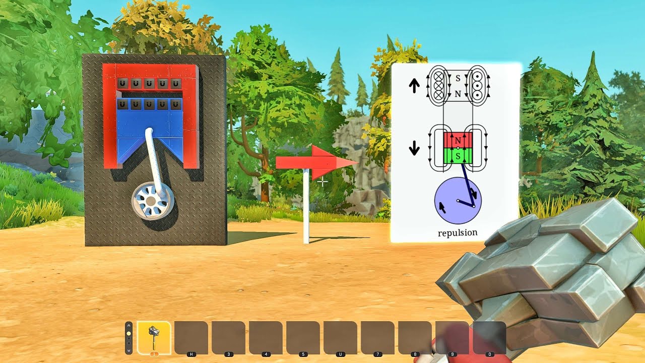 Everything I Know About Magnetic Piston Engines in Scrap Mechanic - YouTube