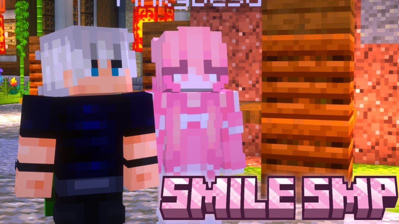 AKU MENJELAJAH DI MINECRAFT ! SMILE SMP - YouTube