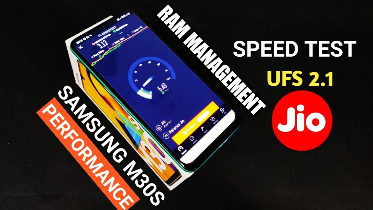 Samsung Galaxy M30s : Speed Test, Ram Management & Internet Speed Test ...
