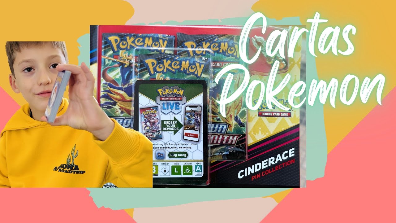 Cartas Pokémon CINDERACE Pin Collection - YouTube