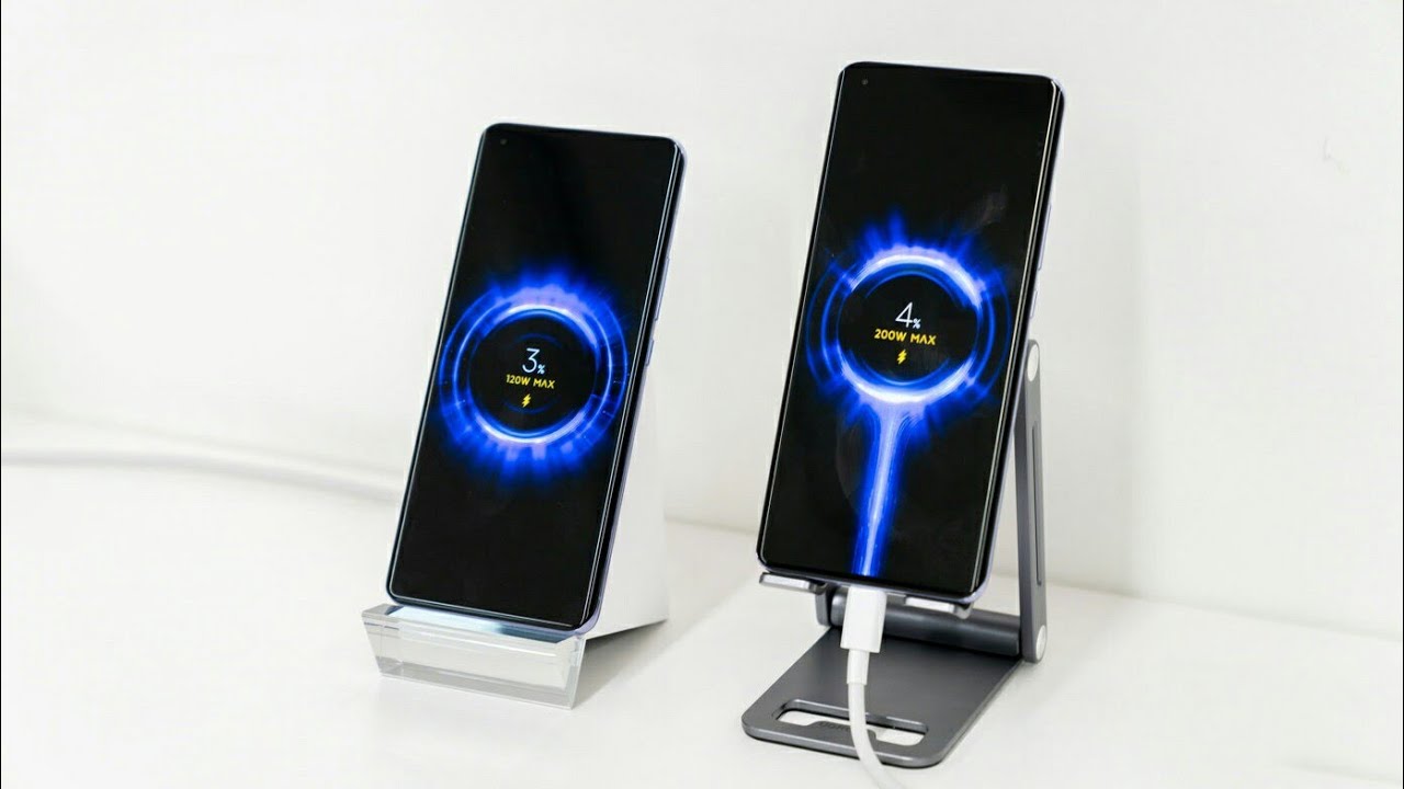 Xiaomi 200W Wired Fast Charging Demo | Xiaomi 120W Wireless Fast ...