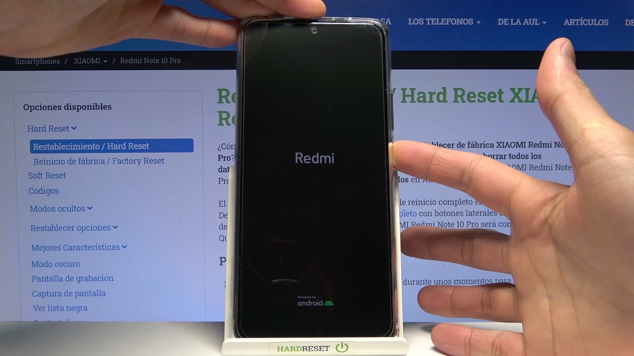 Cómo salir del modo Fastboot en XIAOMI Redmi Note 10 Pro - quitar ...