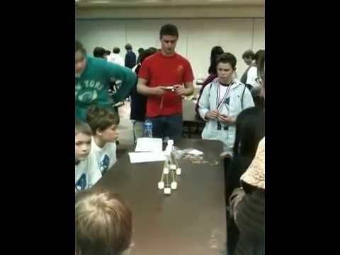 2010 Stem Challenge spaghetti bridge contest. We place first - YouTube