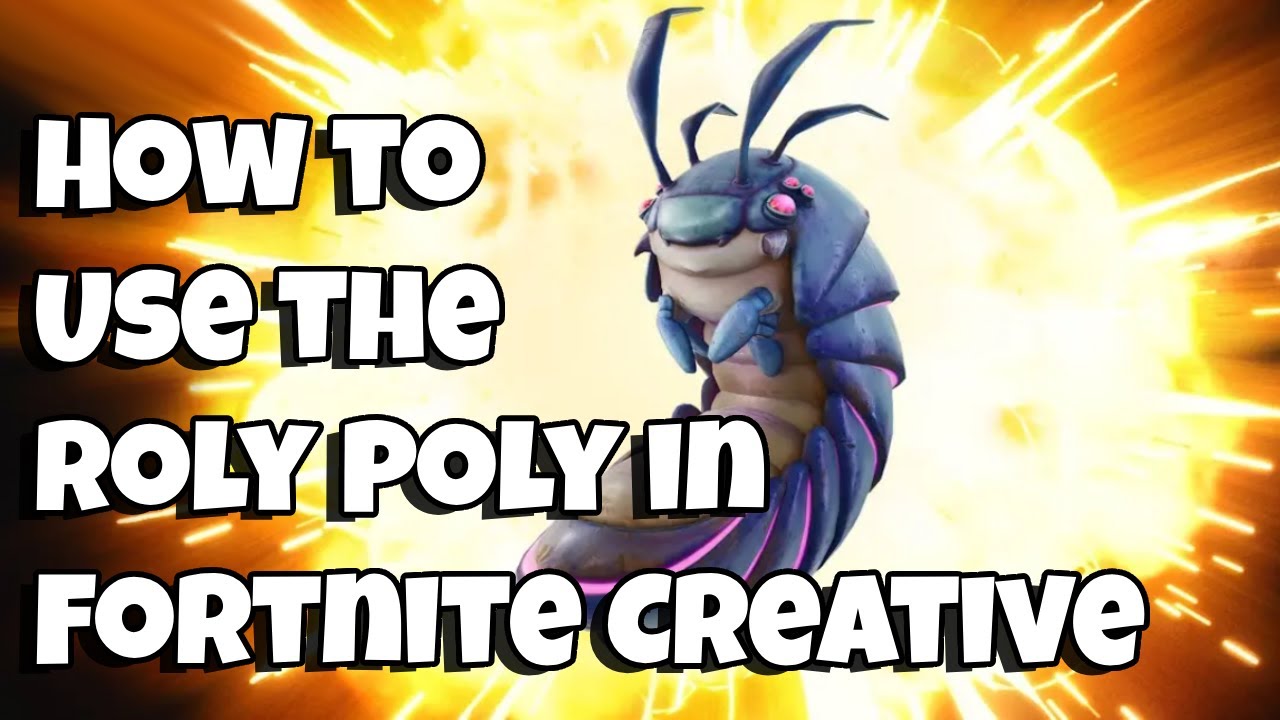 How to Use the Roly Poly in Fortnite Creative - YouTube