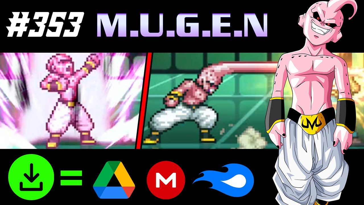 KID BUU JUS CHAR SHOWCASE + DOWNLOAD | Mugen Showcase #353 - YouTube
