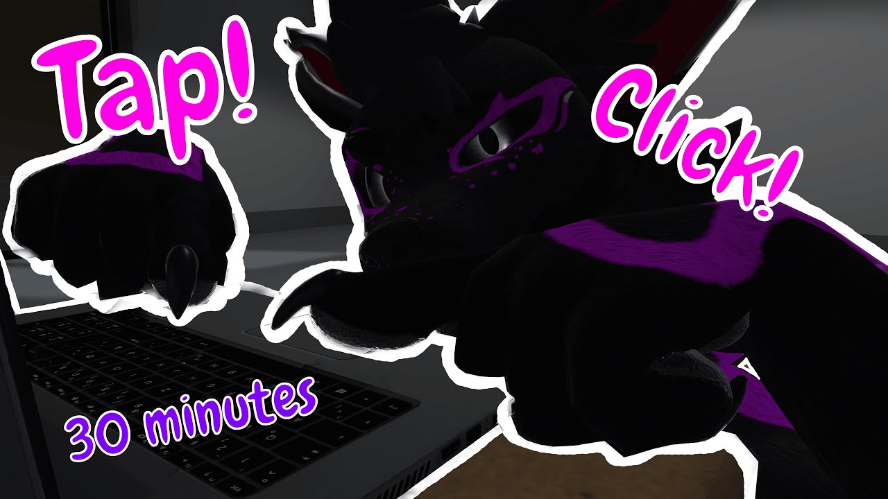 FURRY ASMR | Mouse & Keyboard sounds! - YouTube