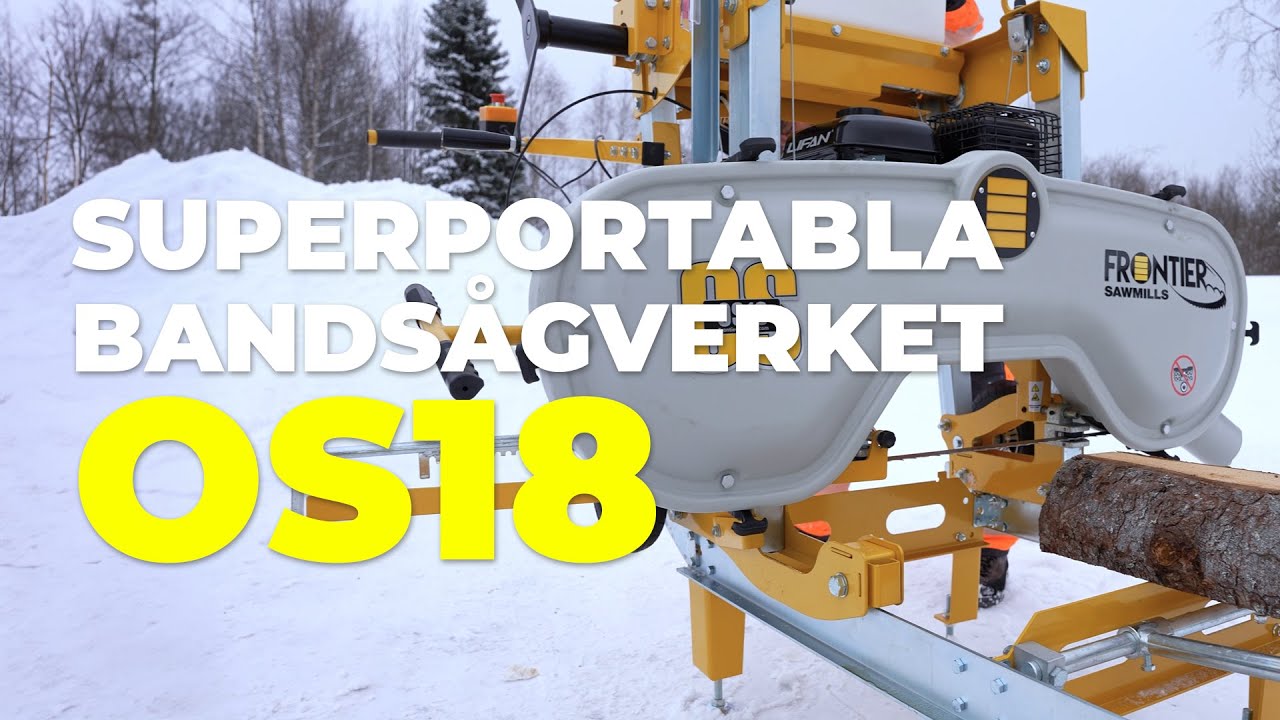 Frontier OS18 - Det nya superportabla bandsågverket - YouTube