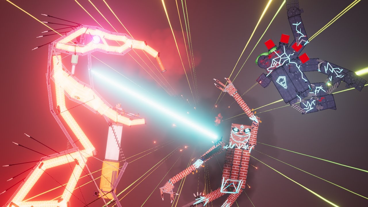 The Death Strider vs Brick Golems in People Playground - People ...