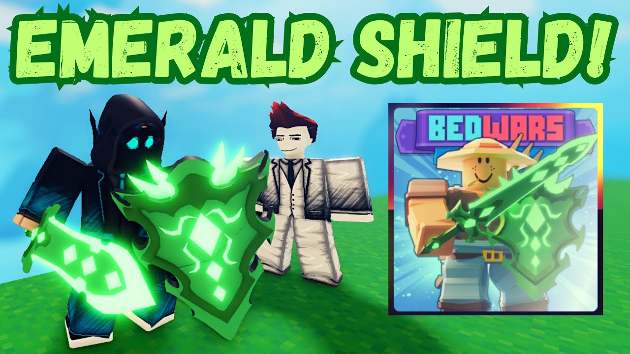 New Emerald SHIELD! | Roblox Bedwars Update - YouTube