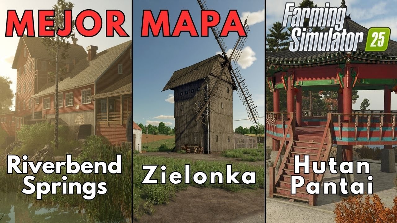 🌍 ¿Cuál es el mejor mapa de Farming Simulator 25? | Análisis completo ...