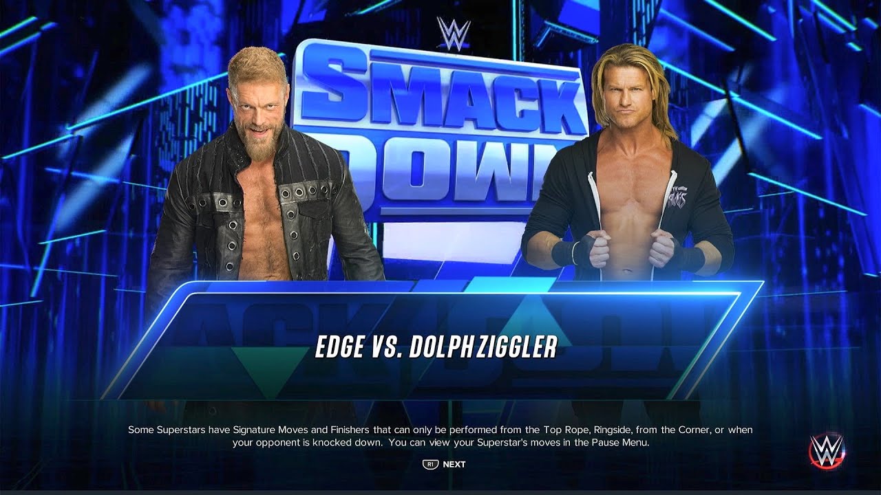 WWE 2K23: Edge VS. Dolph Ziggler - YouTube