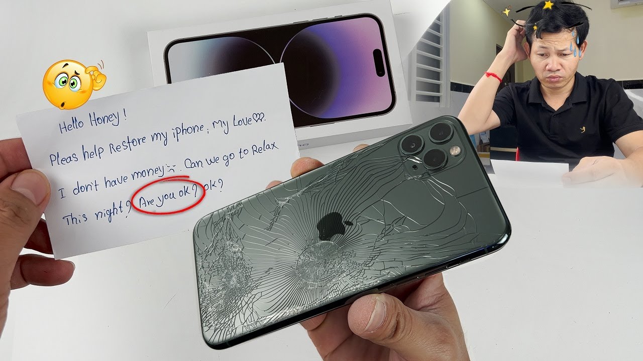 How i Restore Destroyed iPhone 11 Pro Max for a big fan 🥰 - YouTube