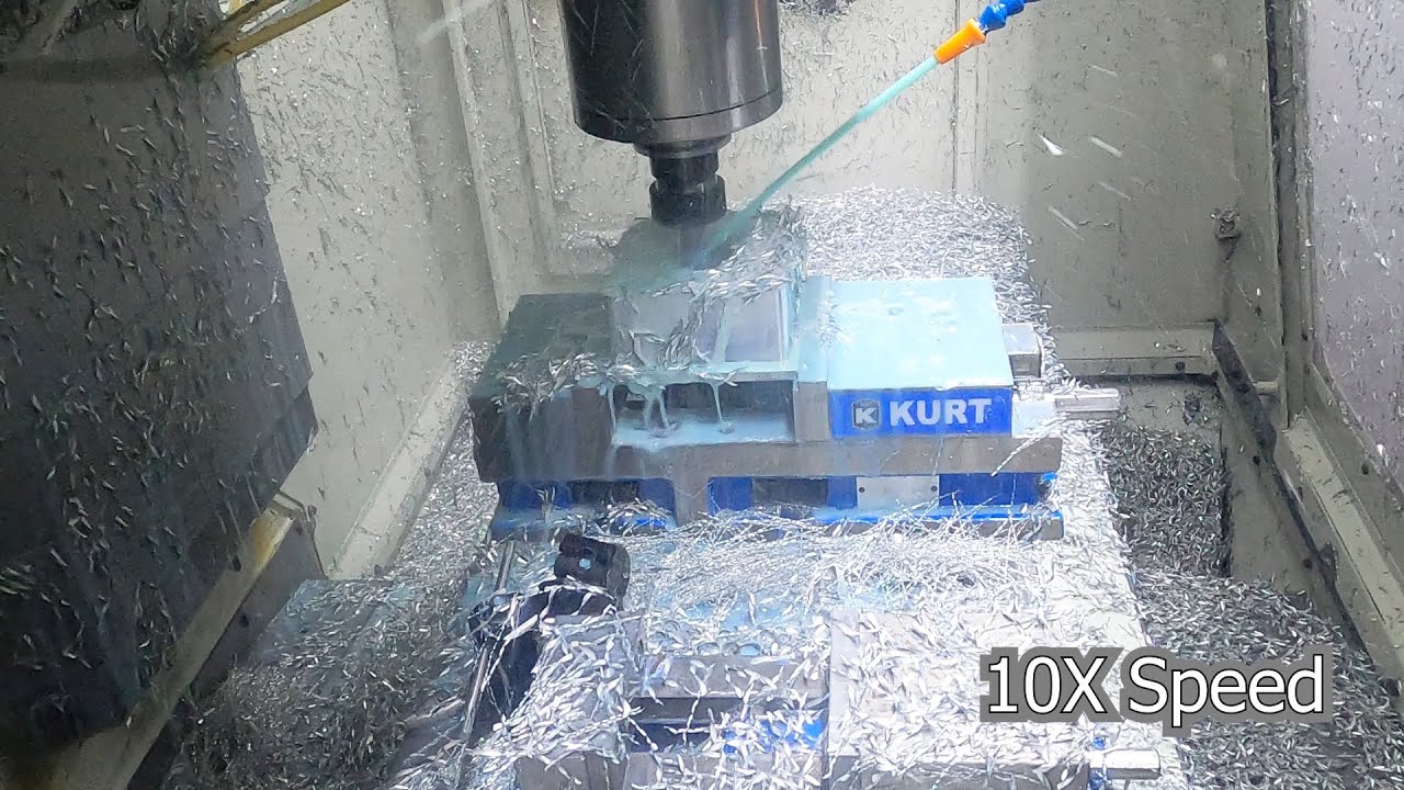 Machining A Square Part - YouTube