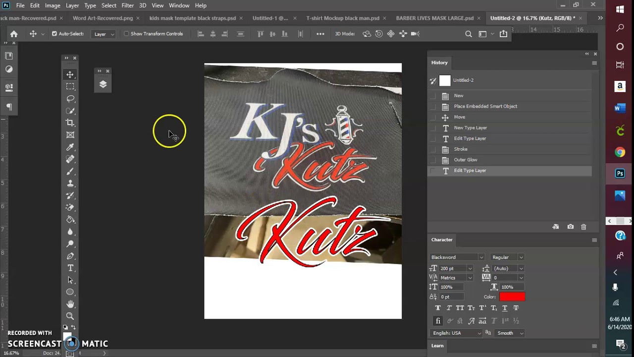 How to find the right font for your mask - YouTube