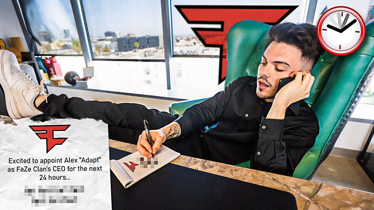 I Became FaZe Clan CEO for 24 Hours - YouTube