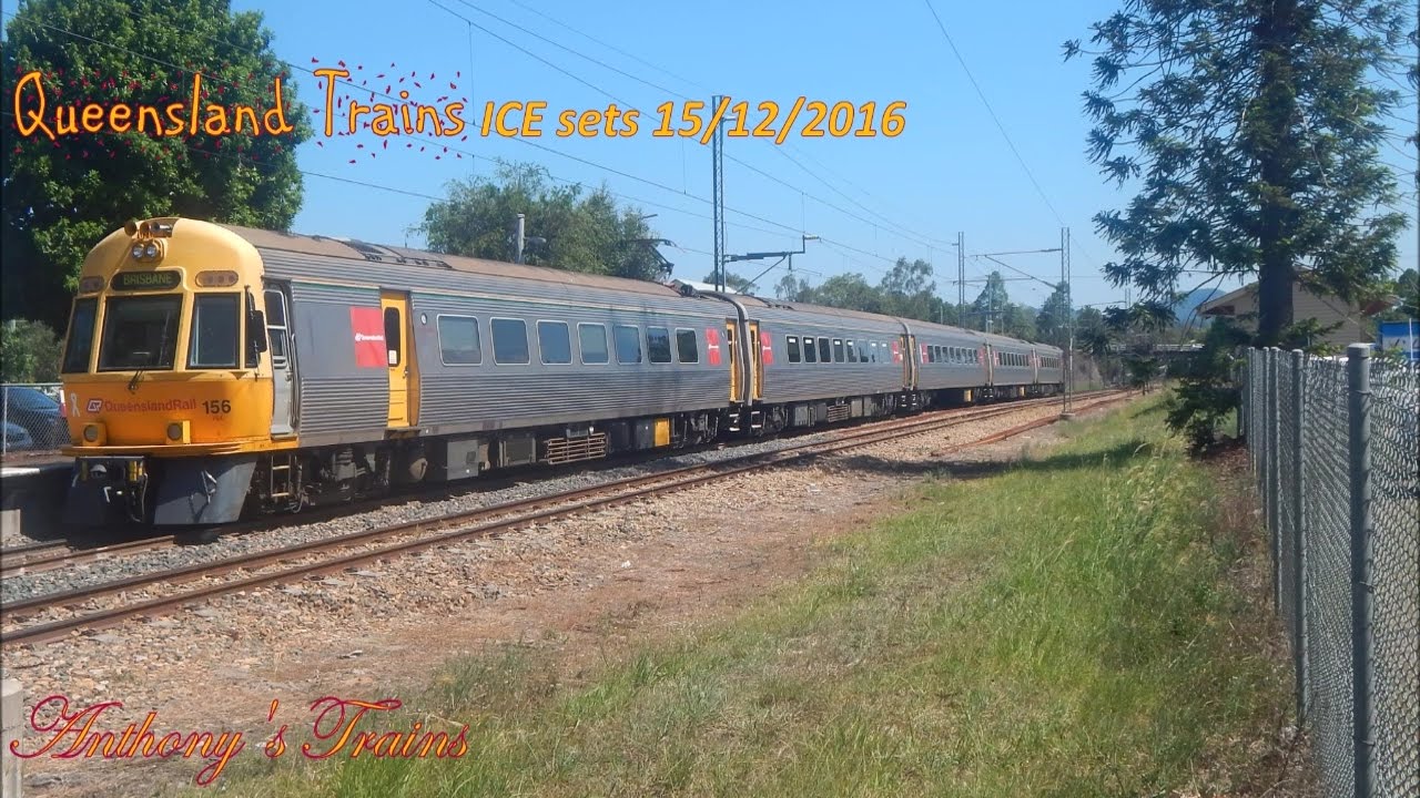 Queensland Trains: ICE sets 15/02/2016 - YouTube