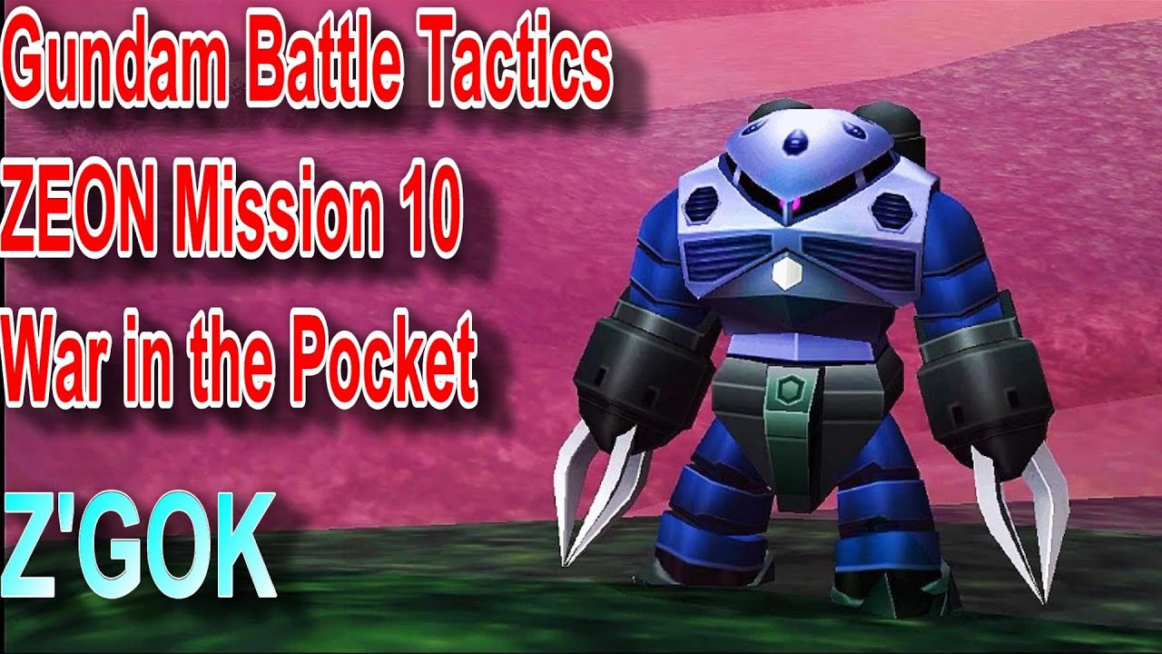 War in the Pocket Gundam Battle Tactics ZEON MSM-07 Z'GOK PSP ガンダム バトル ...
