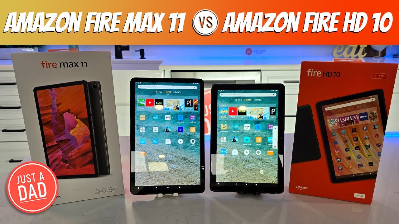 Amazon Fire Max 11 vs Fire HD 10 Tablet COMPARISON - YouTube