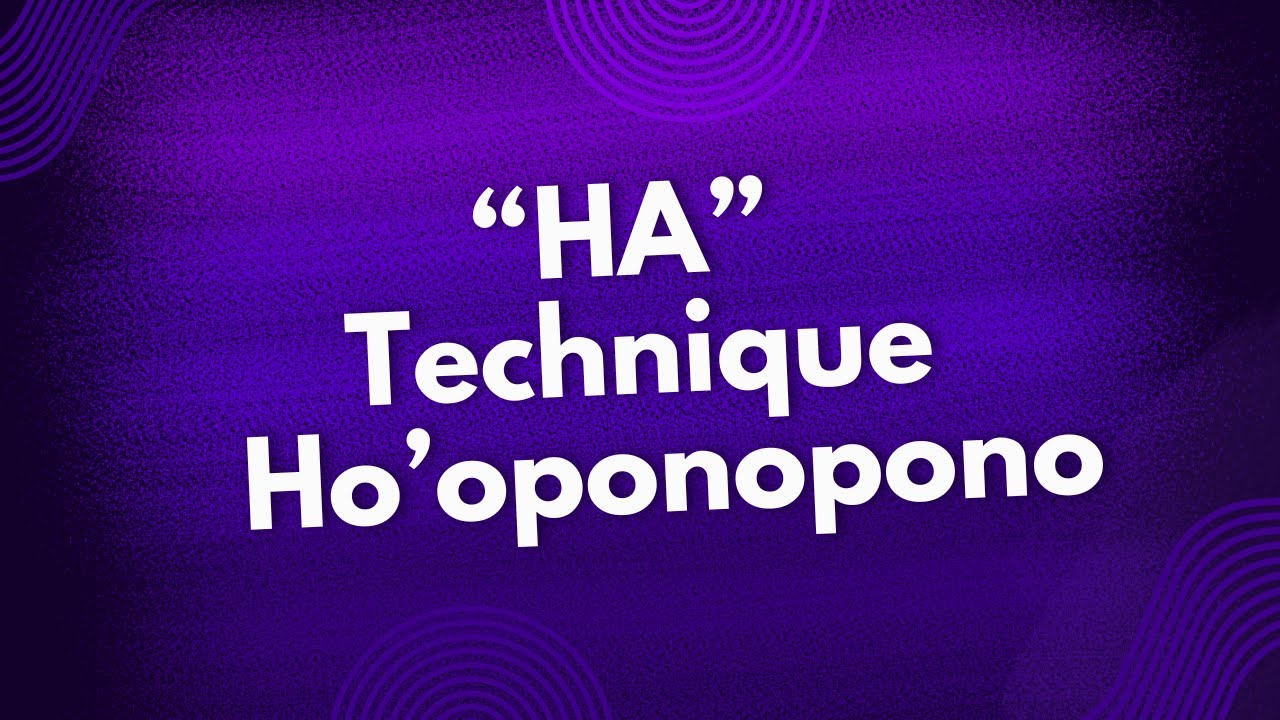 Ho'oponopono HA Breathing Technique - YouTube