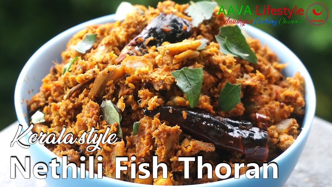 Kerala Style Nethili Fish Thoran | கேரளா ஸ்டைல் நெத்திலி மீன் தோரன் ...