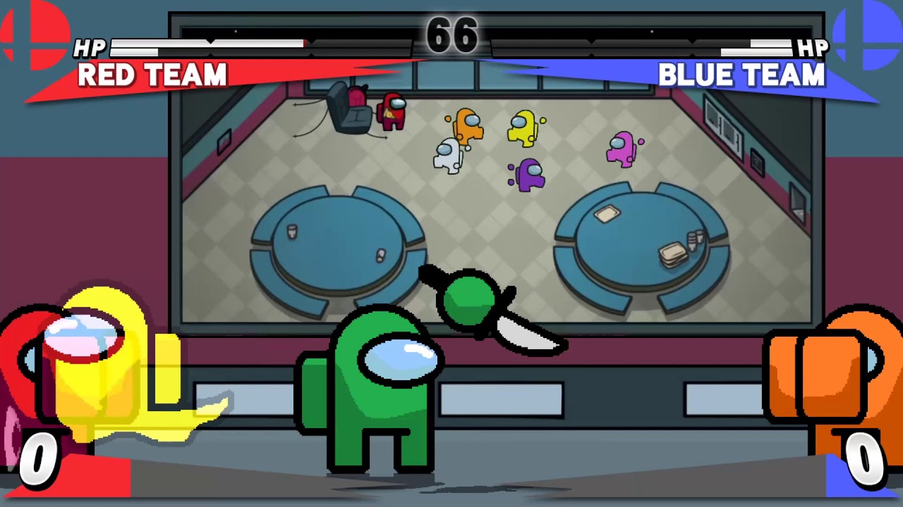 Among Us M.U.G.E.N Team Battle - YouTube