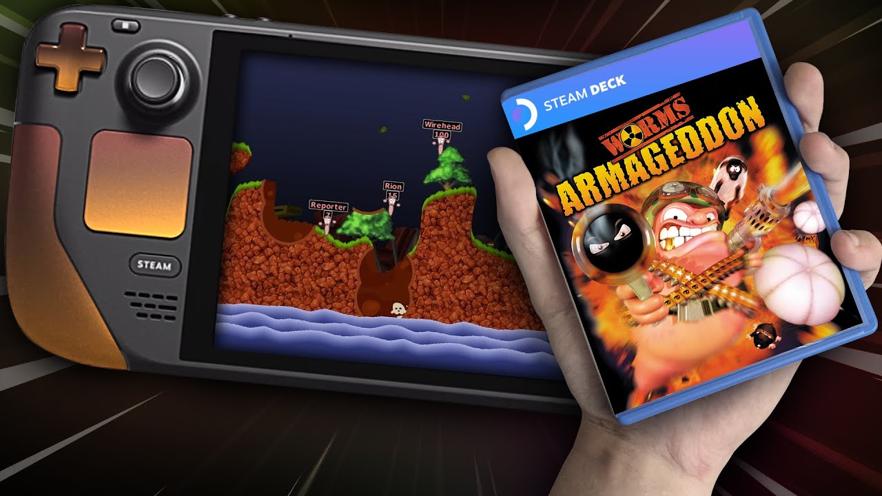STEAM DECK ft. Worms Armageddon - YouTube