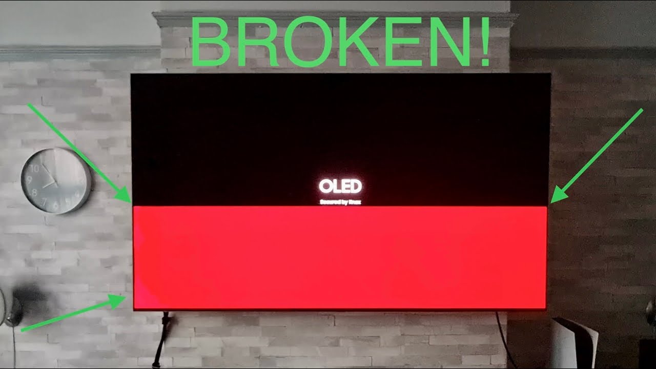 My Samsung S95B OLED is BROKEN! NOT click bait! - YouTube