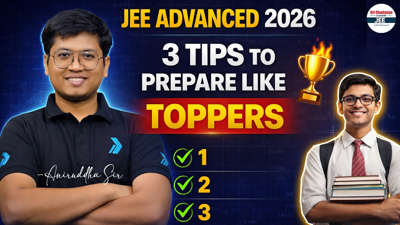 JEE Advanced 2026: 3 Tips To Prepare Like Toppers 💯 | Strategy to Crack ...