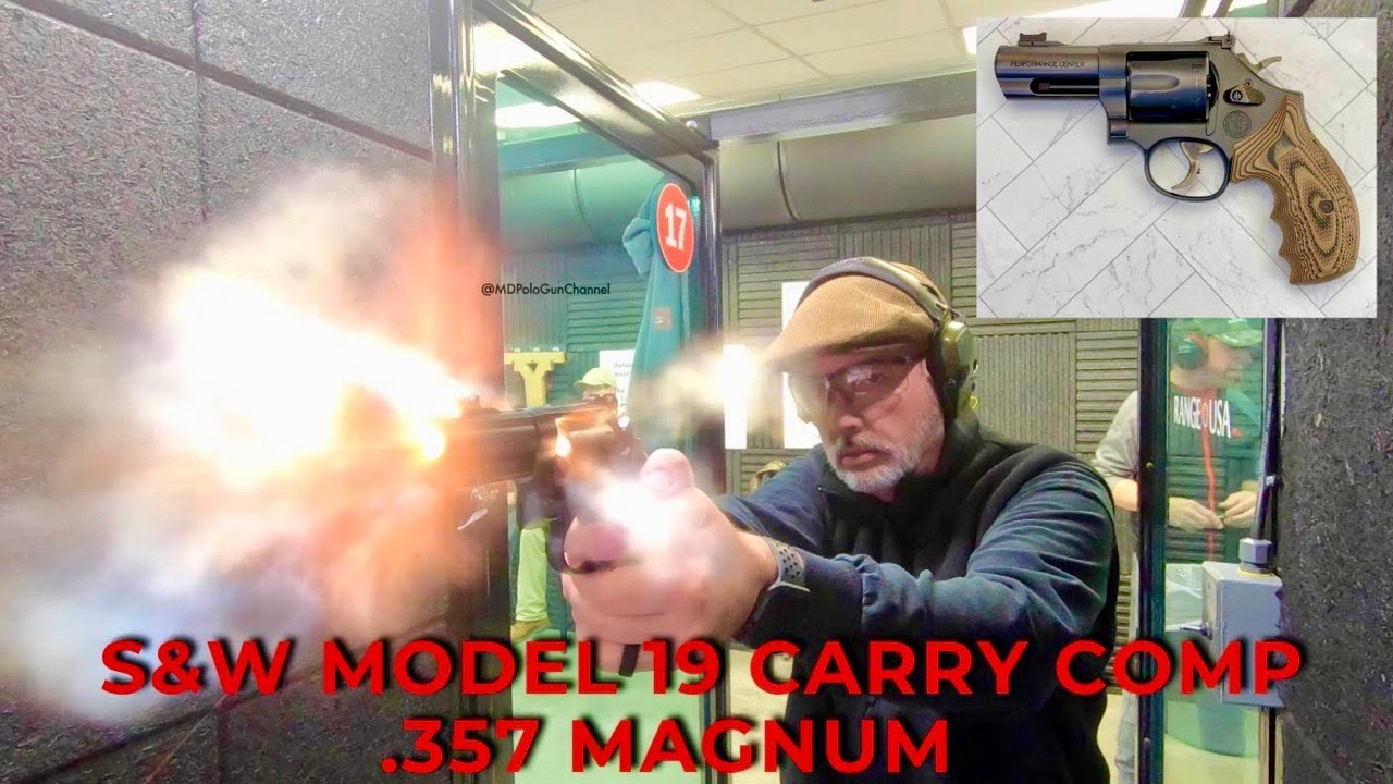 Smith & Wesson Model 19 Carry Comp .357 Magnum Revolver - YouTube