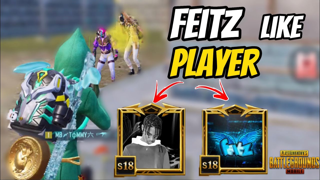 FEITZ like player ⚡️ Jamaican player - PUBG MOBILE - YouTube