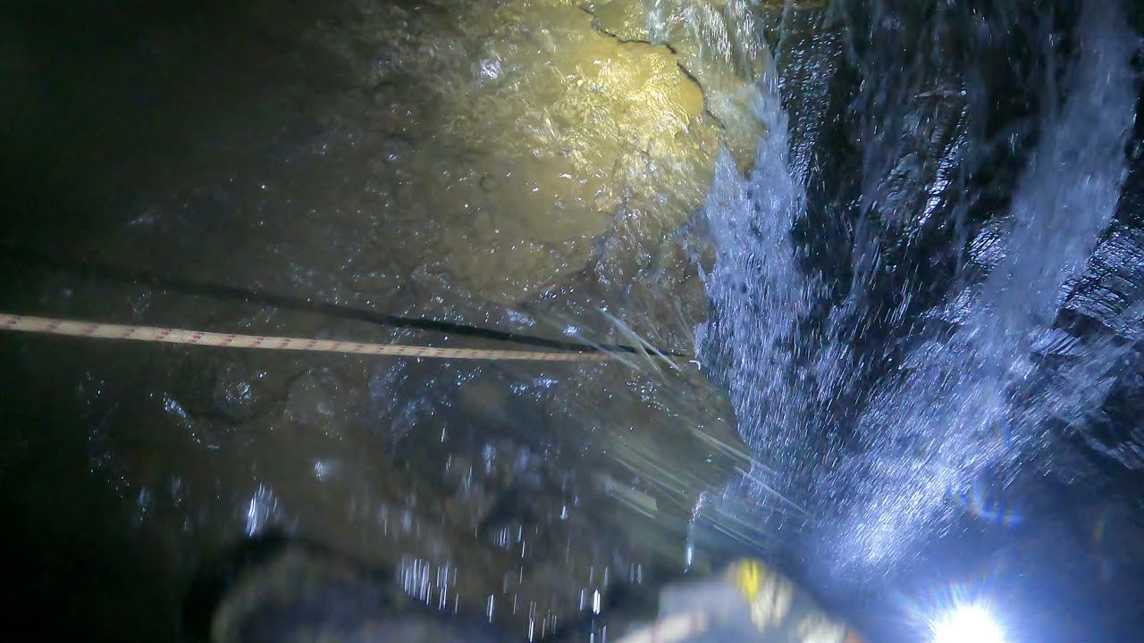 Rappelling into Waterfalls in a Cave! - YouTube