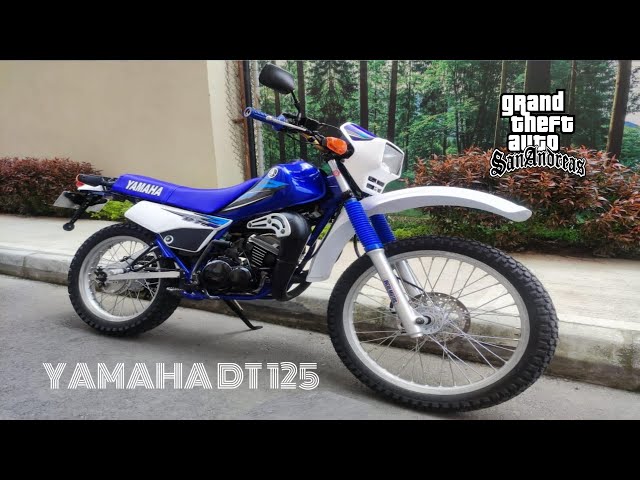 Yamaha Dt 125 Pour Gta San Andreas ArtStation Yamazaki Motorcycle
