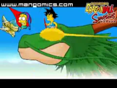 los simpson dragon ball z - YouTube