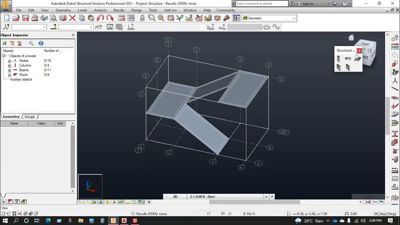 Staircase Design Using Autodesk Robot Structural Analysis Professional ...