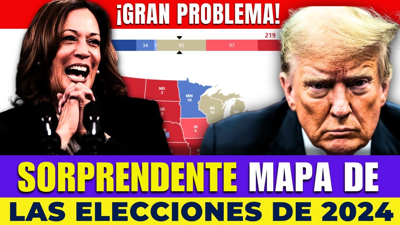 ¡GRAN PROBLEMA! SORPRENDENTE MAPA DE LAS ELECCIONES DE 2024 - YouTube