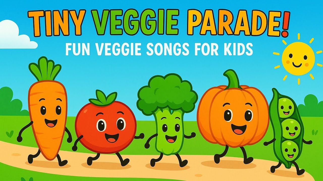 Vegetable Song for Kids 🥕 Learn 15 Veggies with Fun Rhymes! Educational ...