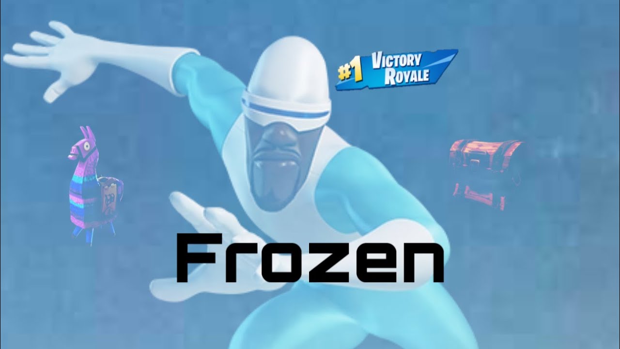 Fortnite Frozone Skin Gameplay & Review - YouTube