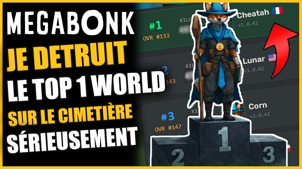 UNE GAME SÉRIEUSE POUR ÊTRE TOP 1 WORLD SUR LE CIMETIÈRE sur MEGABONK ...