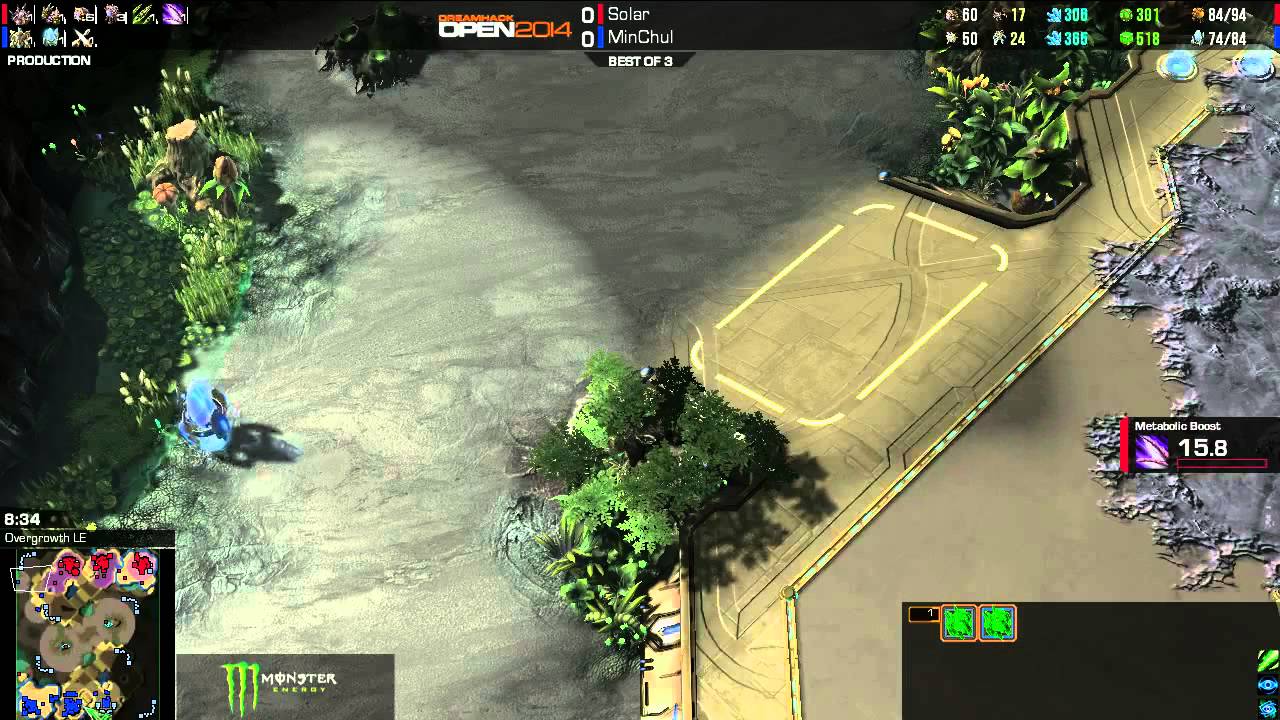 SC2 Solar vs MC Game 1 Group DreamHack Winter 2014 Starcraft 2 - YouTube