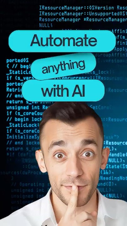 Automate anything with AI in seconds… - YouTube