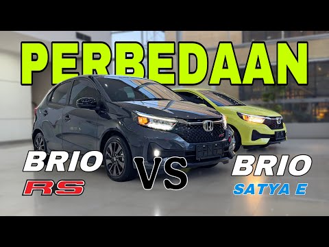 Review Perbedaan BRIO RS CVT VS BRIO Satya E CVT